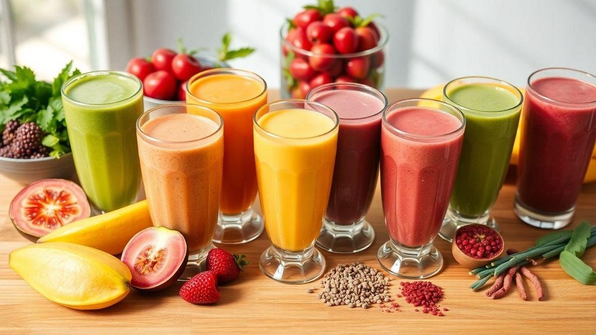 Receitas de smoothies detox saudáveis e fáceis